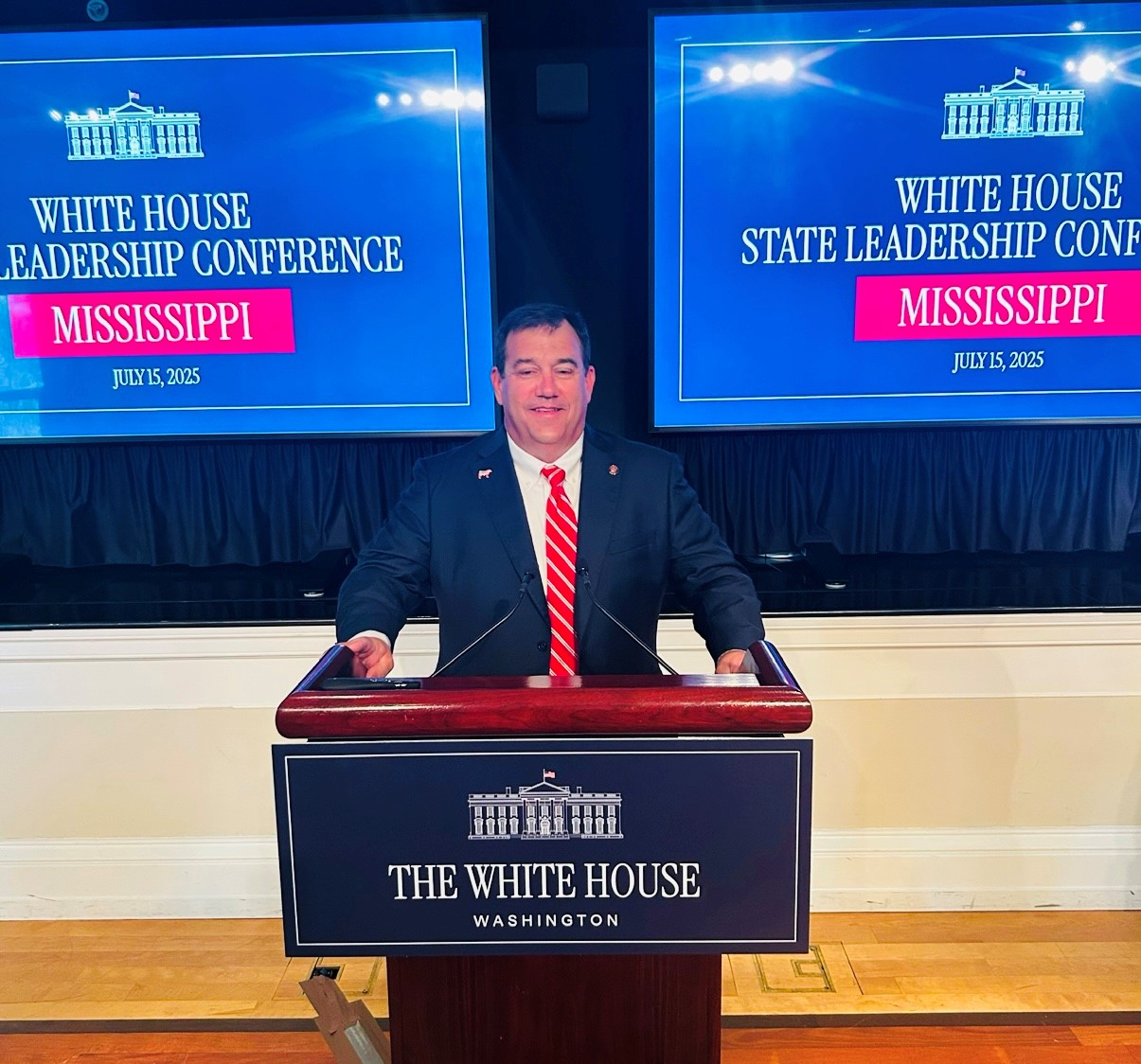 Sen. Berry participates in conference at White House | Prentiss Headlight